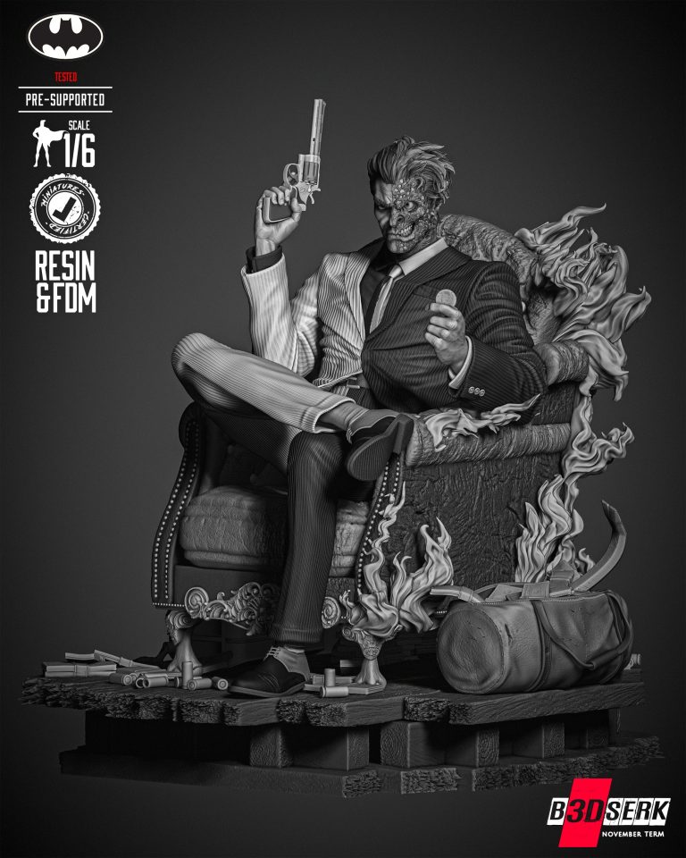 B3DSERK - TwoFace Sculpture - November 2024
