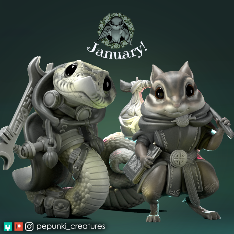 Pepunki Creatures - January 2025