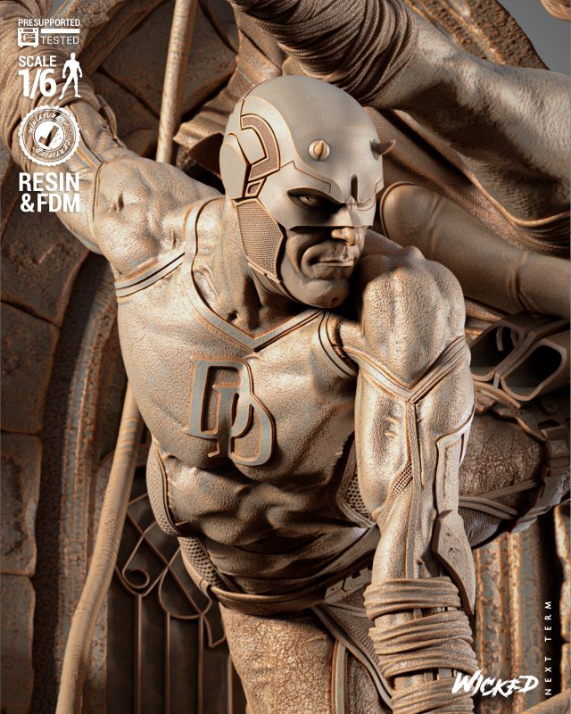 WICKED - Daredevil & Electra Diorama - December 2024