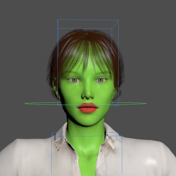 NuskulArt - She Hulk - Rigged Female Character - 3D MAX OBJ FBX