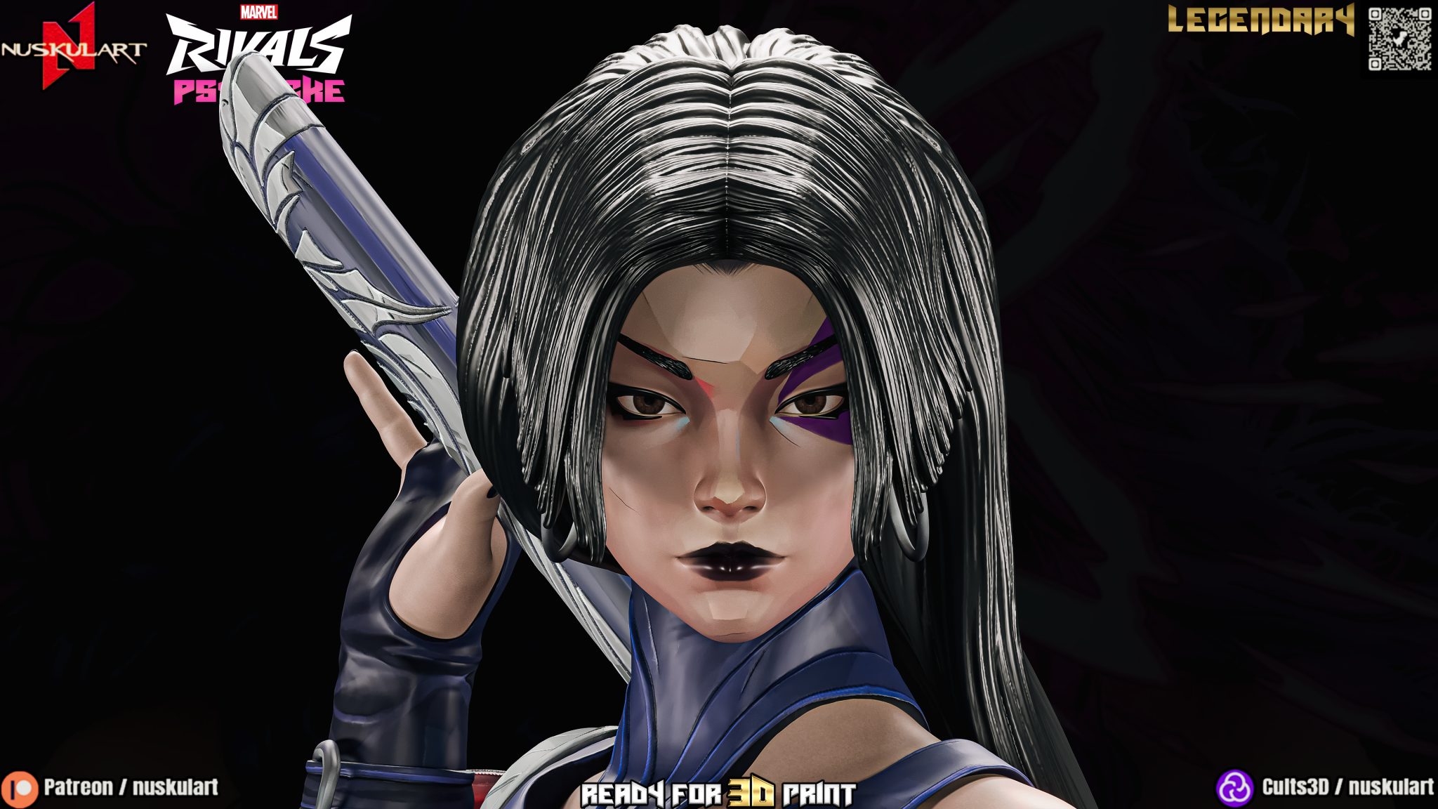 NuskulArt - Psylocke - Marvel Rivals - January 2025