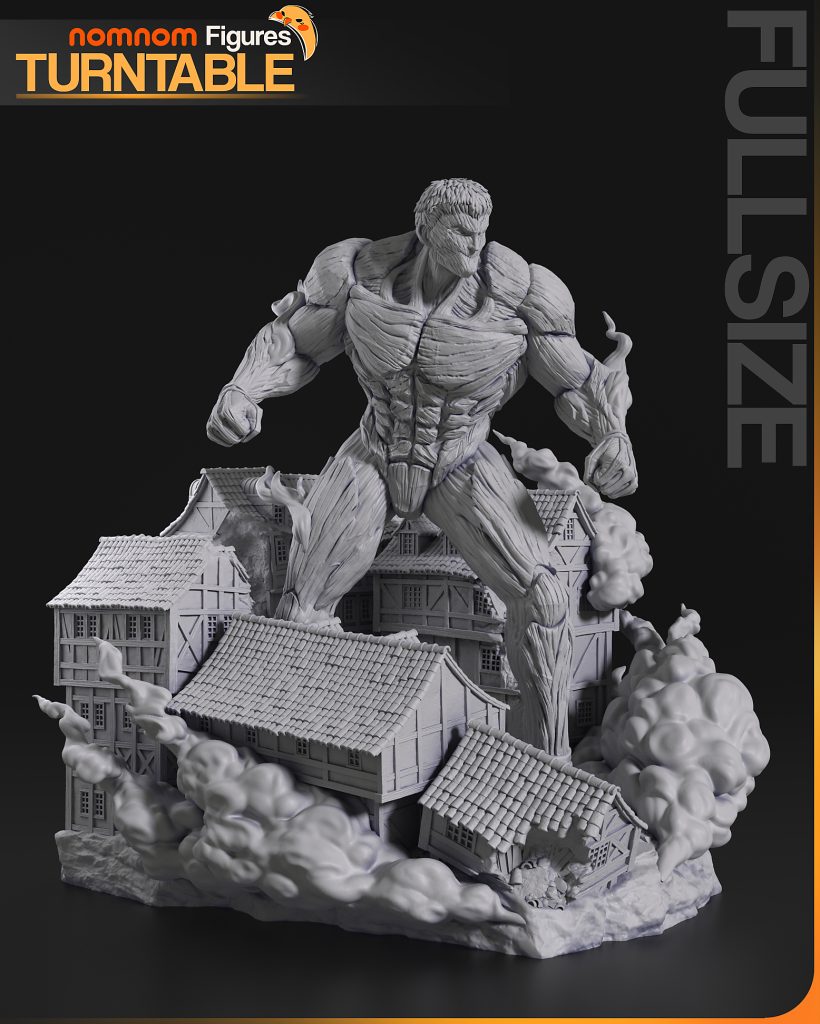 Nom Nom Figures – Armored Titan – Attack on Titan – STL для 3D-печати ...