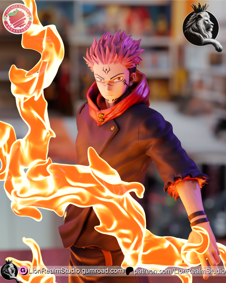 LionRealmStudio - Sukuna Arrow Fire - Jujutsu Kaisen - March 2025