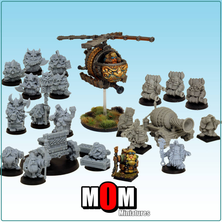MOM Miniatures - Dwarf Longbeards - February 2025