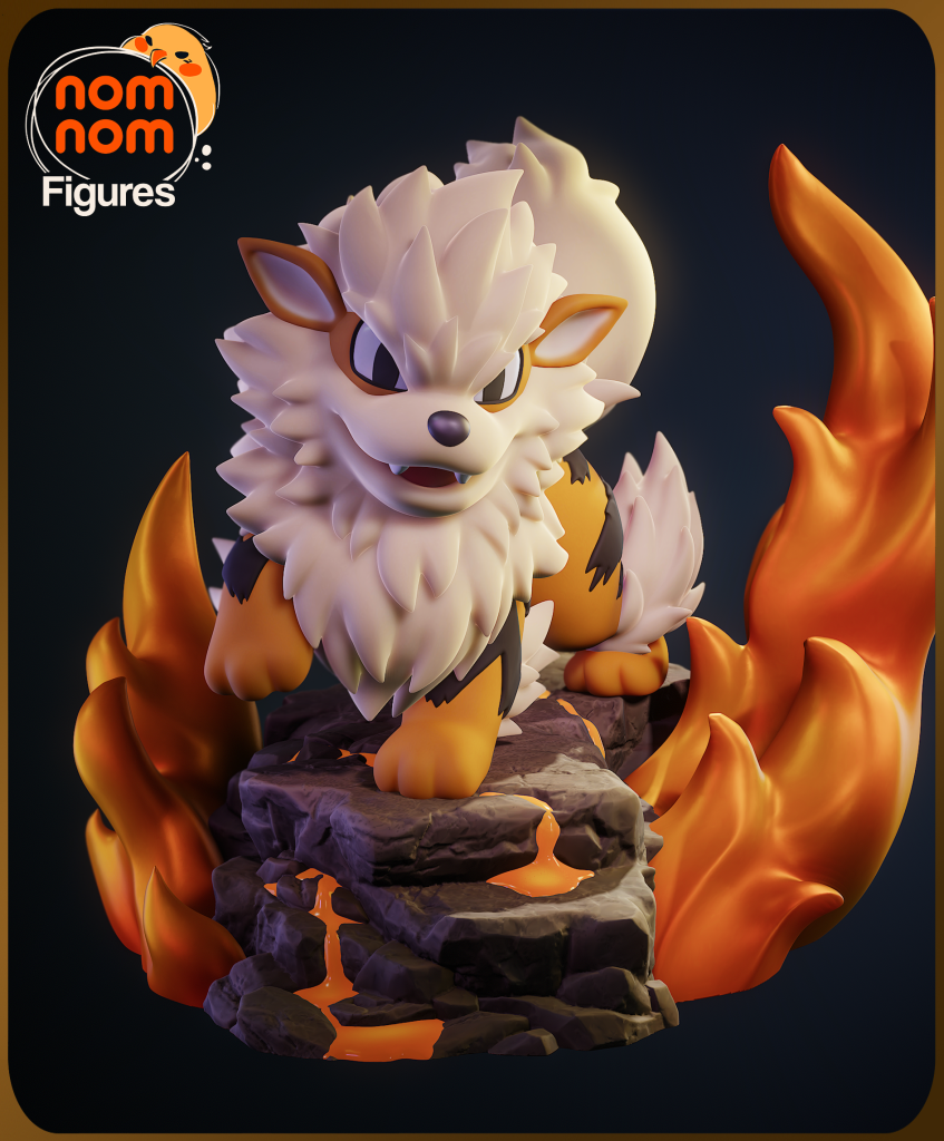 NomNom Figures - Chibi Arcanine - Pokemon - April 2025