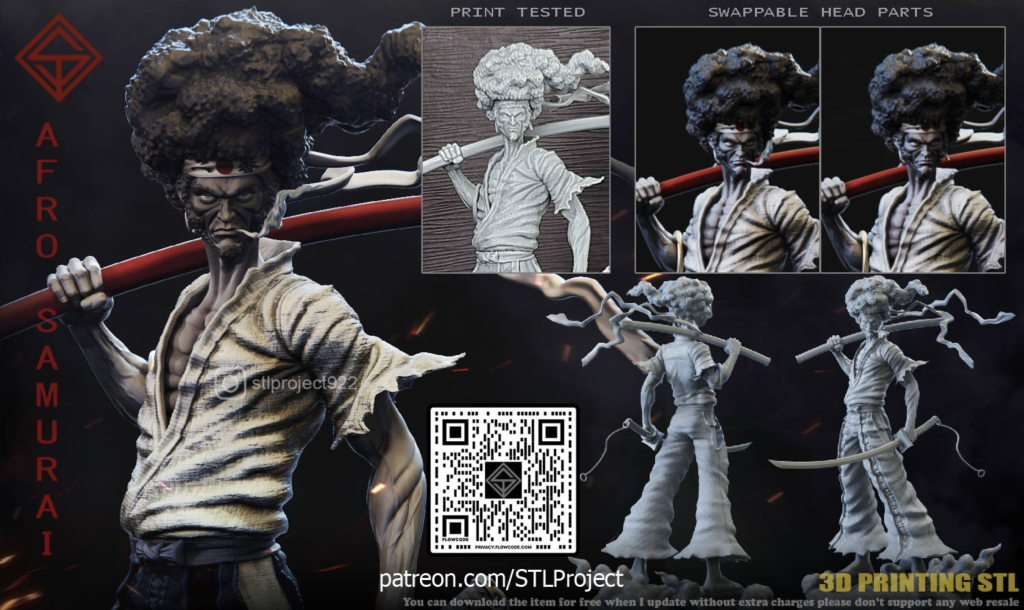 STL Project - Afro Samurai - October 2024