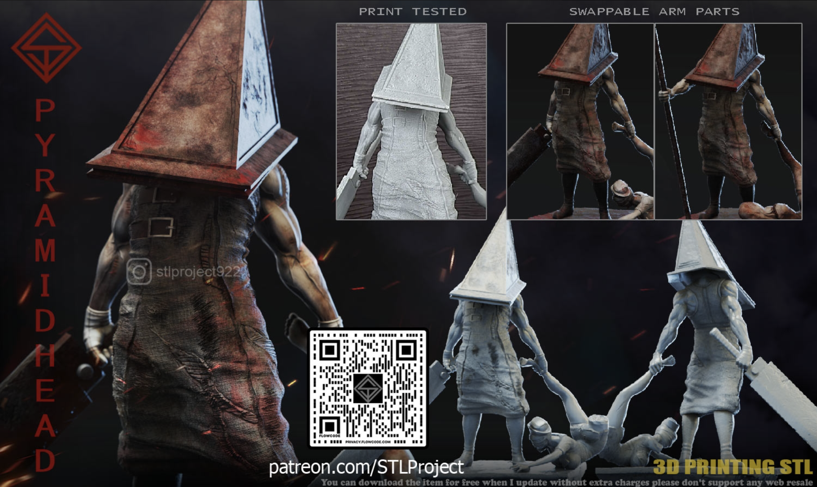 STL Project - Pyramid Head - October 2024