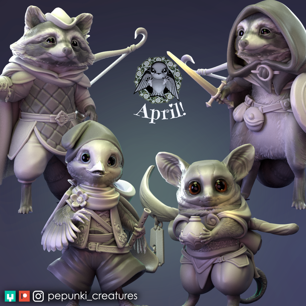 Pepunki Creatures - April 2025