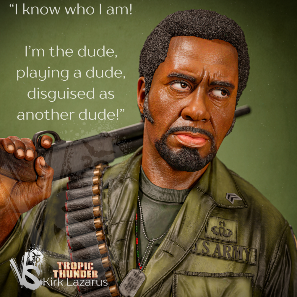 VS3D - Kirk Lazarus Tropic Thunder - January 2025
