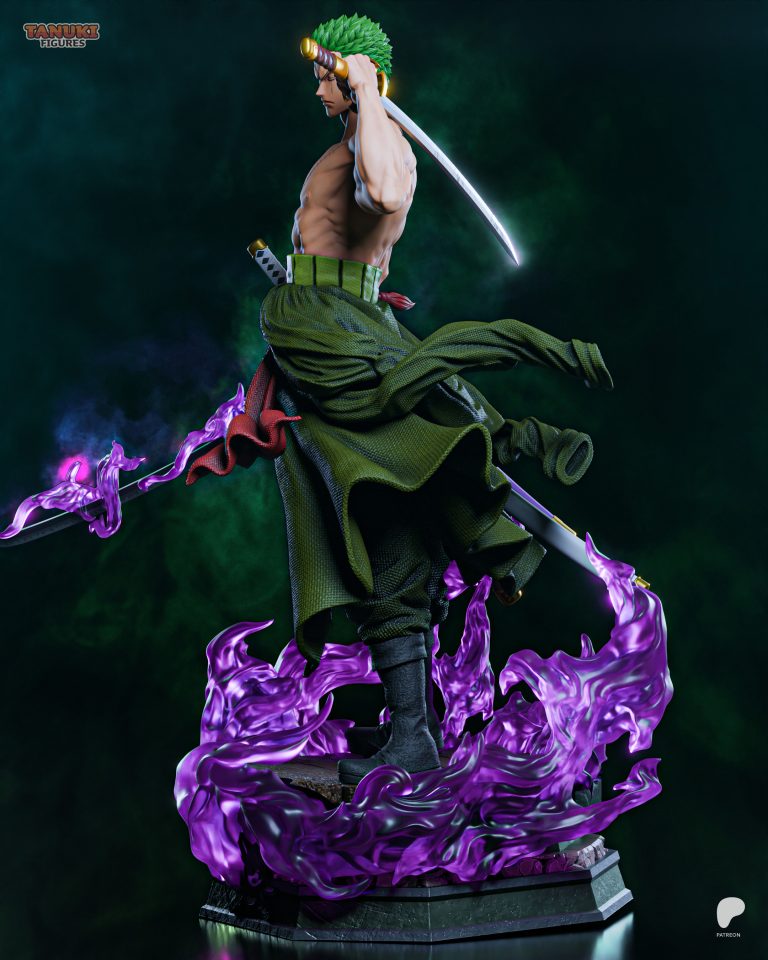 Tanuki Figures - Zoro (One Piece) + Bust - July 2025