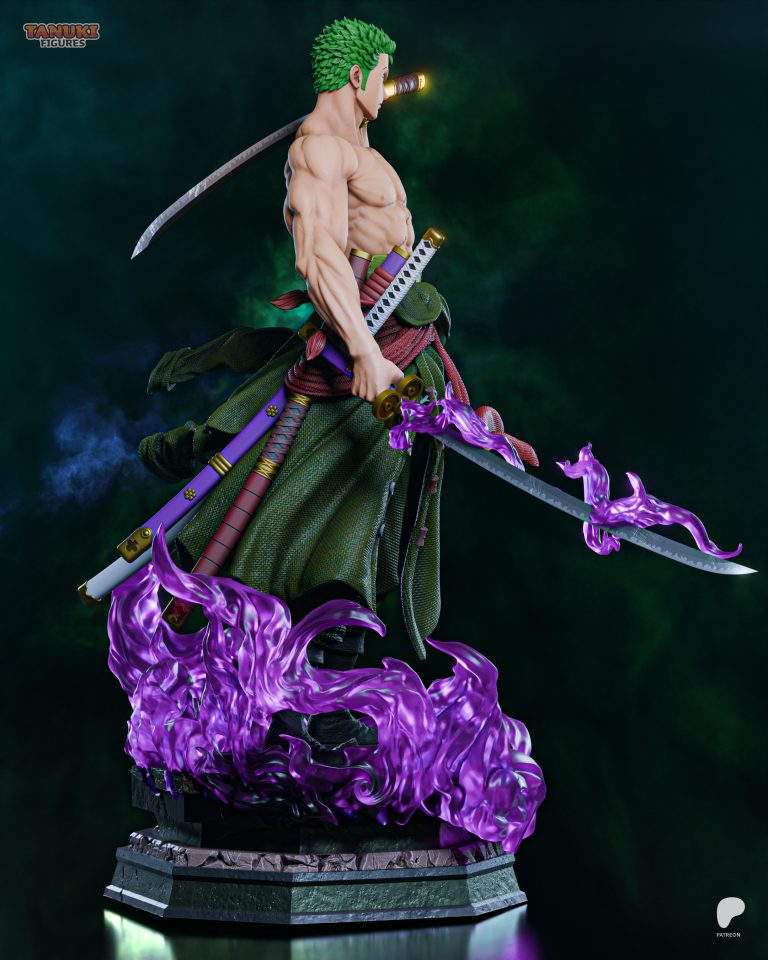 Tanuki Figures - Zoro (One Piece) + Bust - July 2025