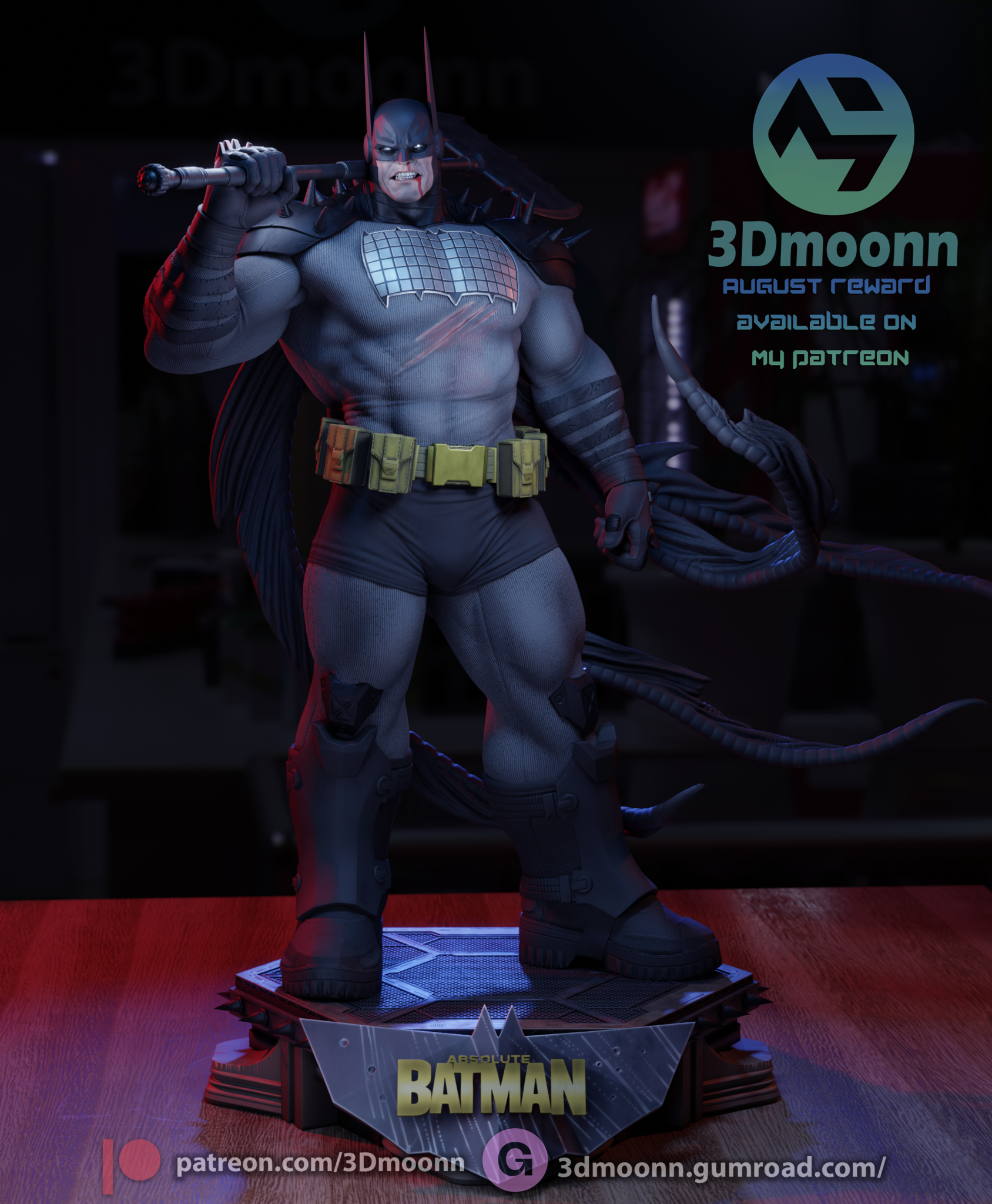 3DMoon - Absolute Batman - August 2025