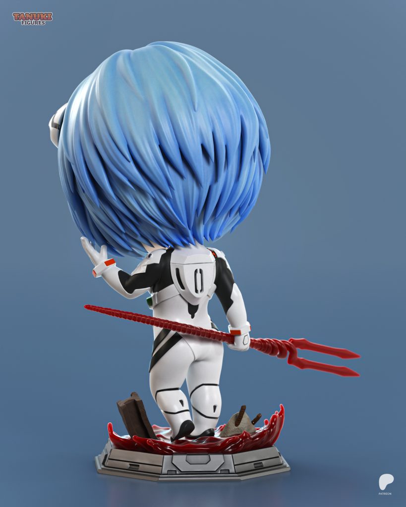 Tanuki Figures - Rei Ayanami (Evangelion), Chibi - August 2025