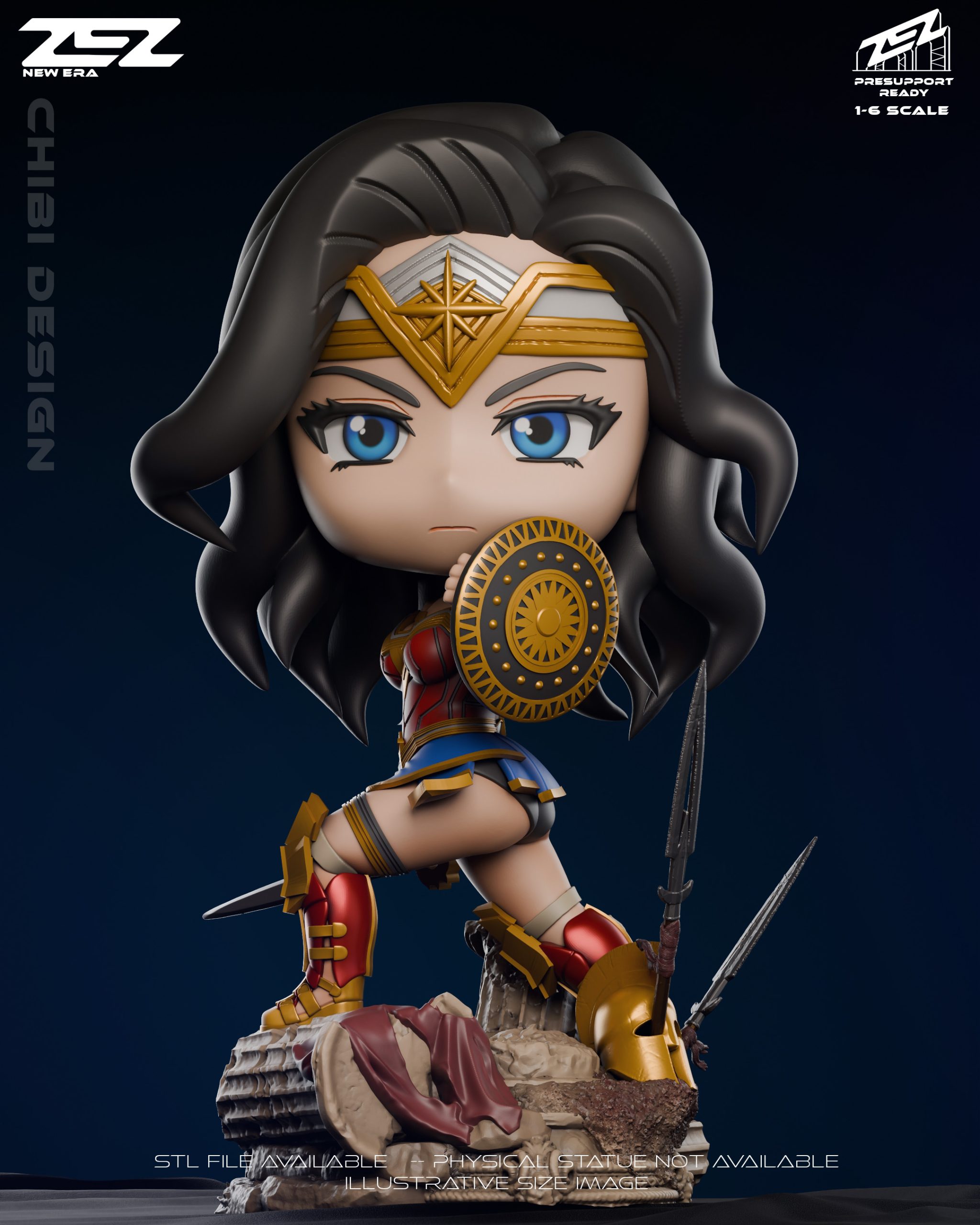 ZEZ Studios - Wonderwoman Chibi - August 2025