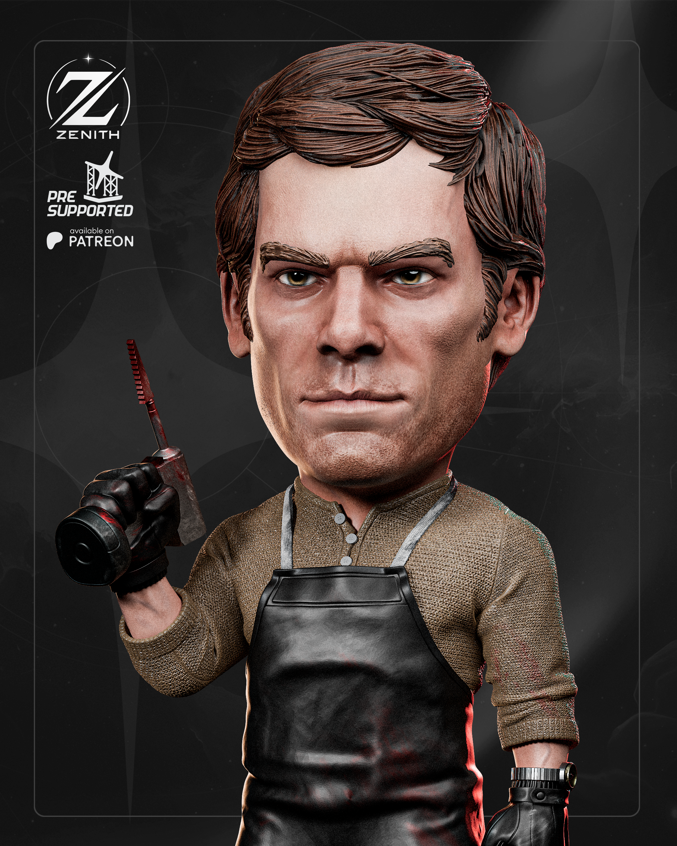 Dexter Morgan Chibi STL — ZCF Фигурка для 3D Печати | Zenith Studios ...