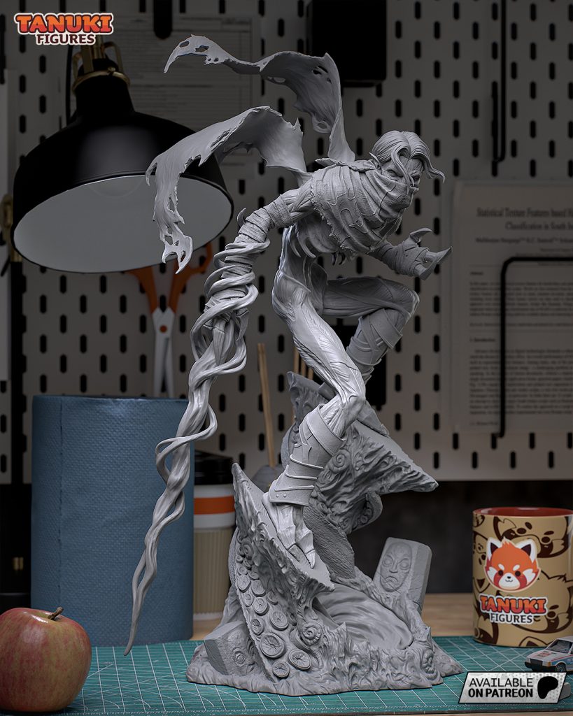 Tanuki Figures - Raziel (Legacy of Kain Soul Reaver) + Bust