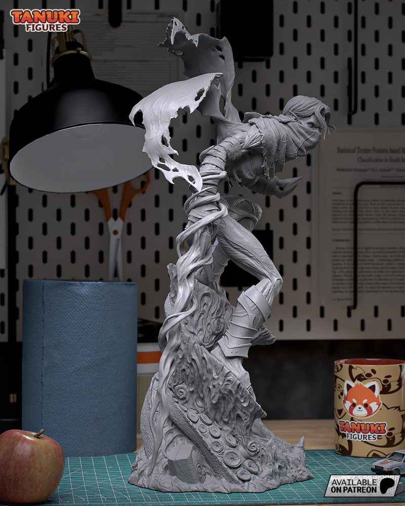Tanuki Figures - Raziel (Legacy of Kain Soul Reaver) + Bust