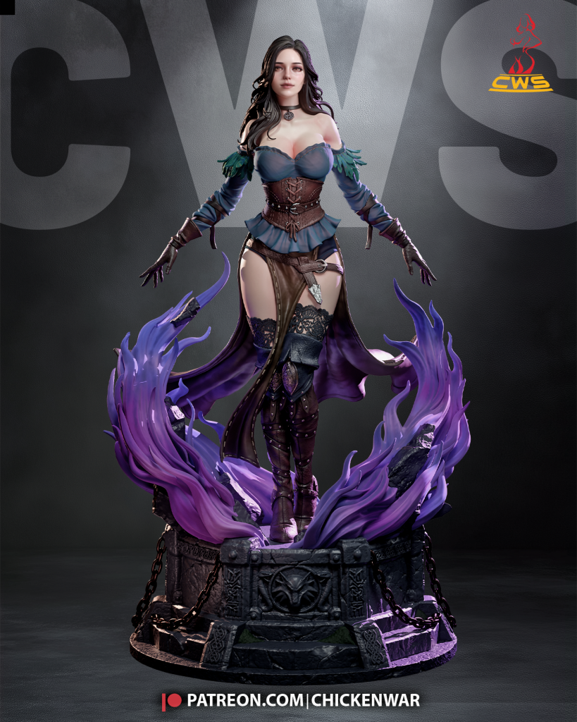 CW Studio – Yennefer + NSFW + Bikini – Witcher – STL/Chitubox – ноябрь 2025