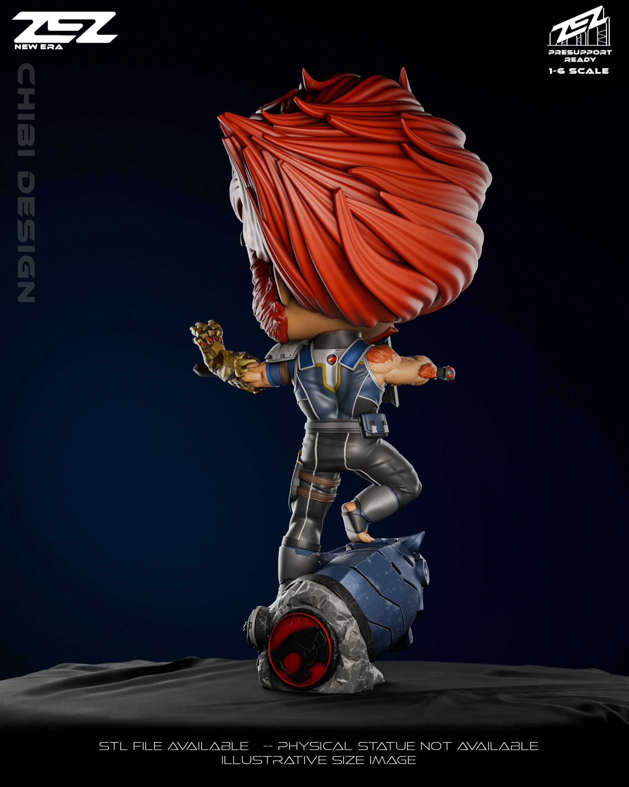 ZEZ Studio – Lion-O Chibi ThunderCats Tier 4 – STL – ноябрь 2025