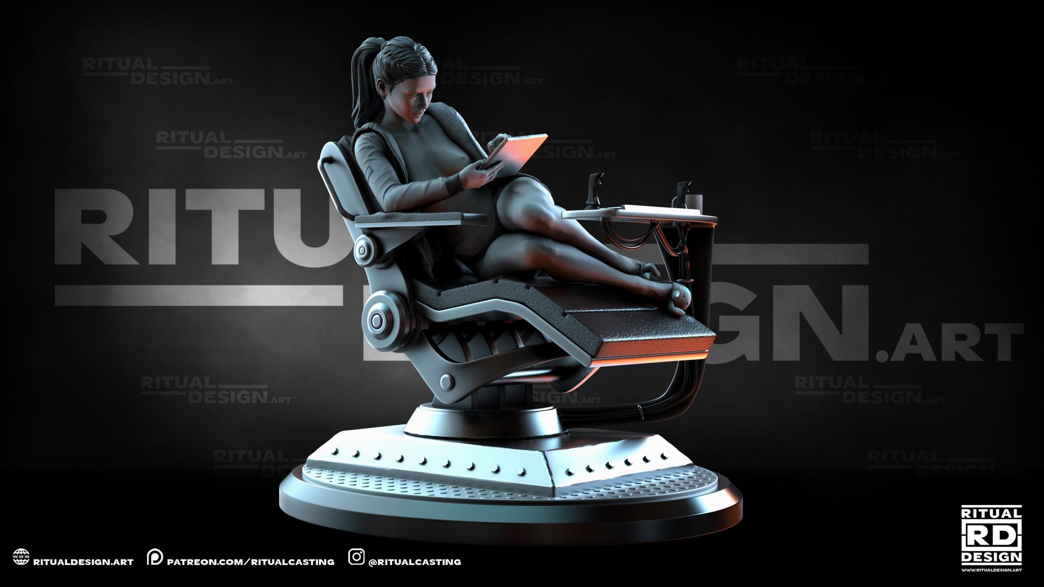 Ritual Design – Gale NSFW/SFW 1:10 Wind Pose – STL статуя – июль 2025