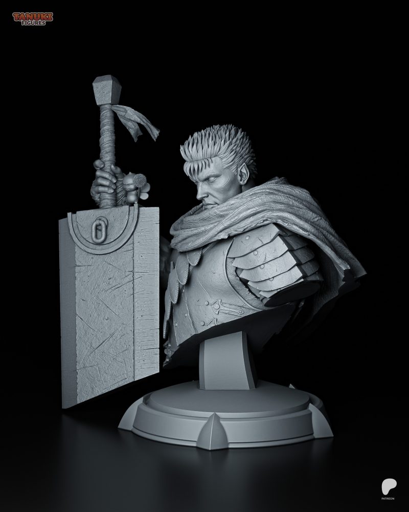 Tanuki Figures – Guts + Bust November 2025 – Guts Berserk 1/6 Fullsize ...