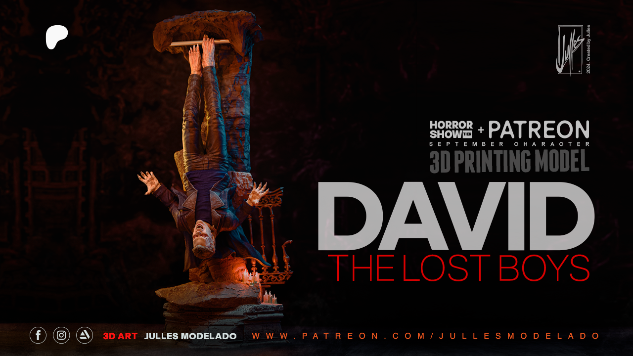 Julles Modelado – David The Lost Boys STL | Upside‑Down Vampire Cave ...