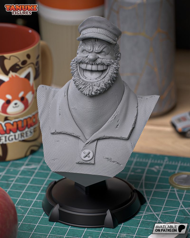 Tanuki Figures – Bluto + Bust November 2025 – Bluto Popeye 1/6 Fullsize ...