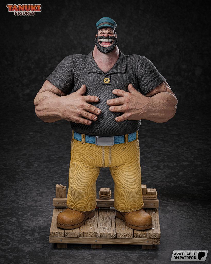 Tanuki Figures – Bluto + Bust November 2025 – Bluto Popeye 1/6 Fullsize ...