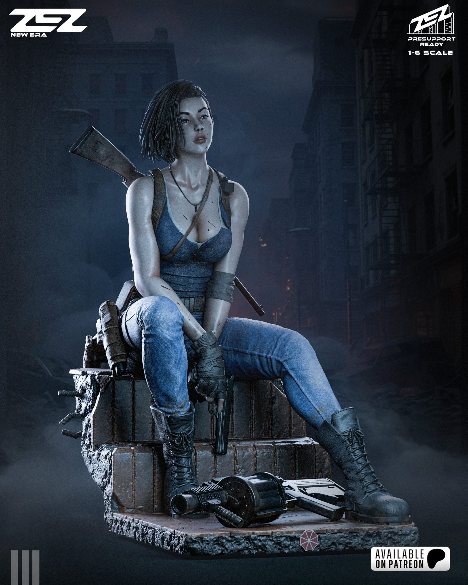 ZEZ Studio – Jill Valentine 1:6 S.T.A.R.S. Raccoon City – STL Resident ...