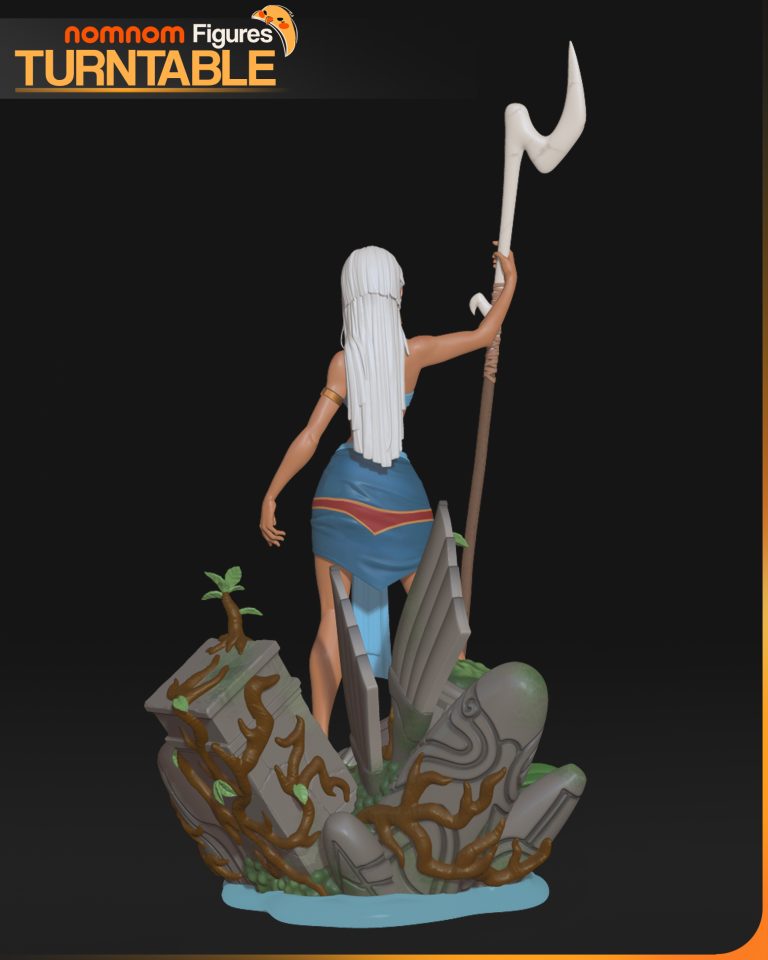 NomNom Kida Atlantis December 2025 — Princess Warrior 3 Scales STL